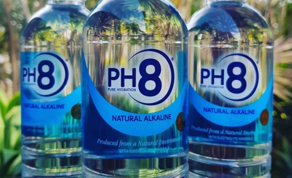 What are the benefits of PH8 Natural Alkaline Water - Hampton House